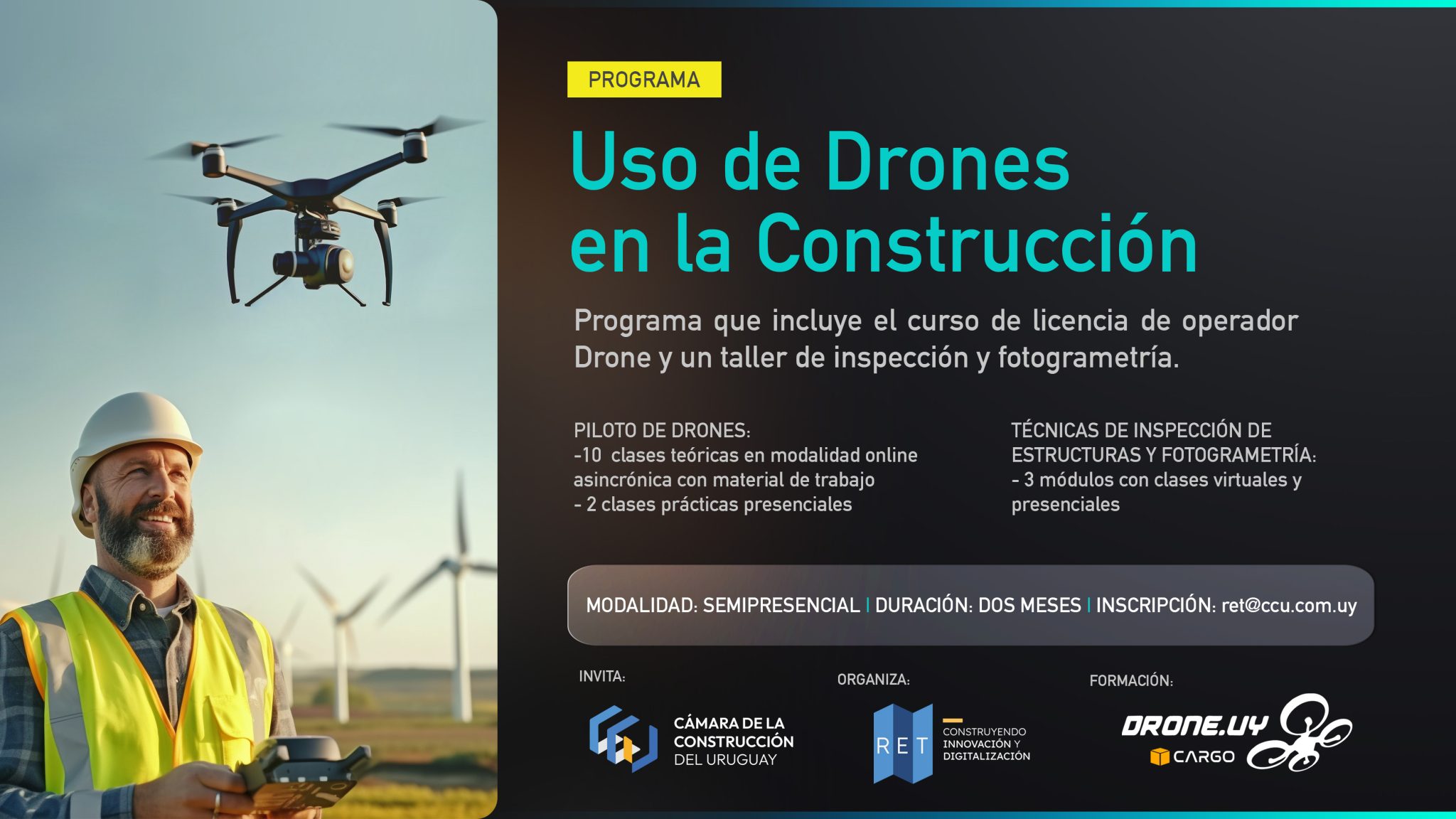 Proyecto RET | CCU | Inicio - Programa Uso de Drones en la Construcción ...